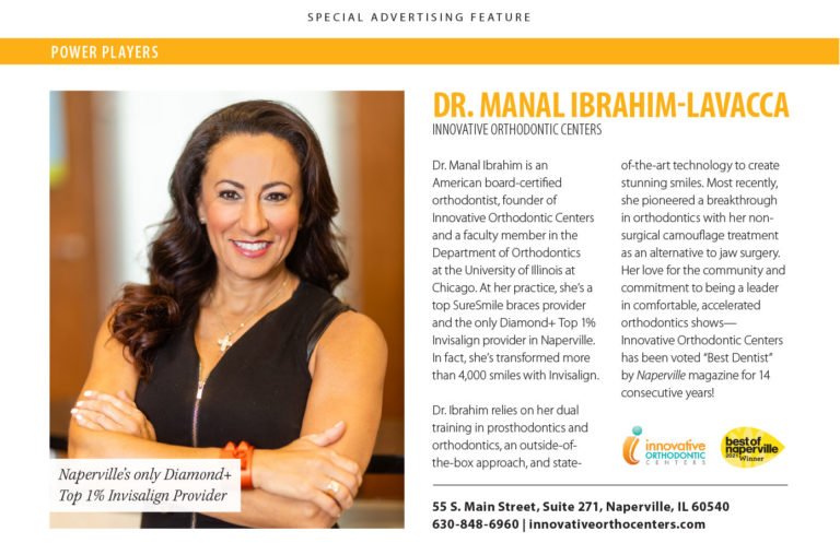 Dr. Manal Ibrahim is a Naperville Magazine Power Player